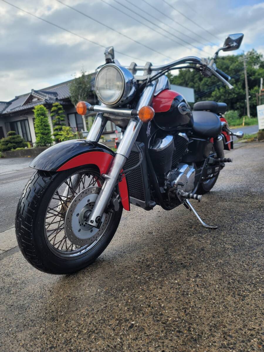 Yahoo!オークション - ホンダ シャドウ400 NC34 1997 小美玉市発 赤黒