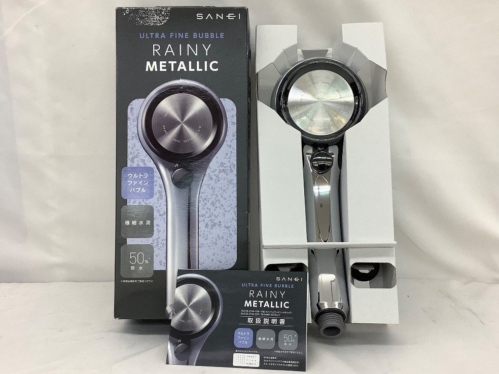 Yahoo!オークション - SANEI FBシャワーヘッド/レイニーメタリック ACB...