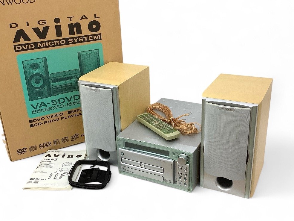 Yahoo!オークション - KENWOOD DVDミニコンポ/DIGITAL Avino/箱付 RMD-...
