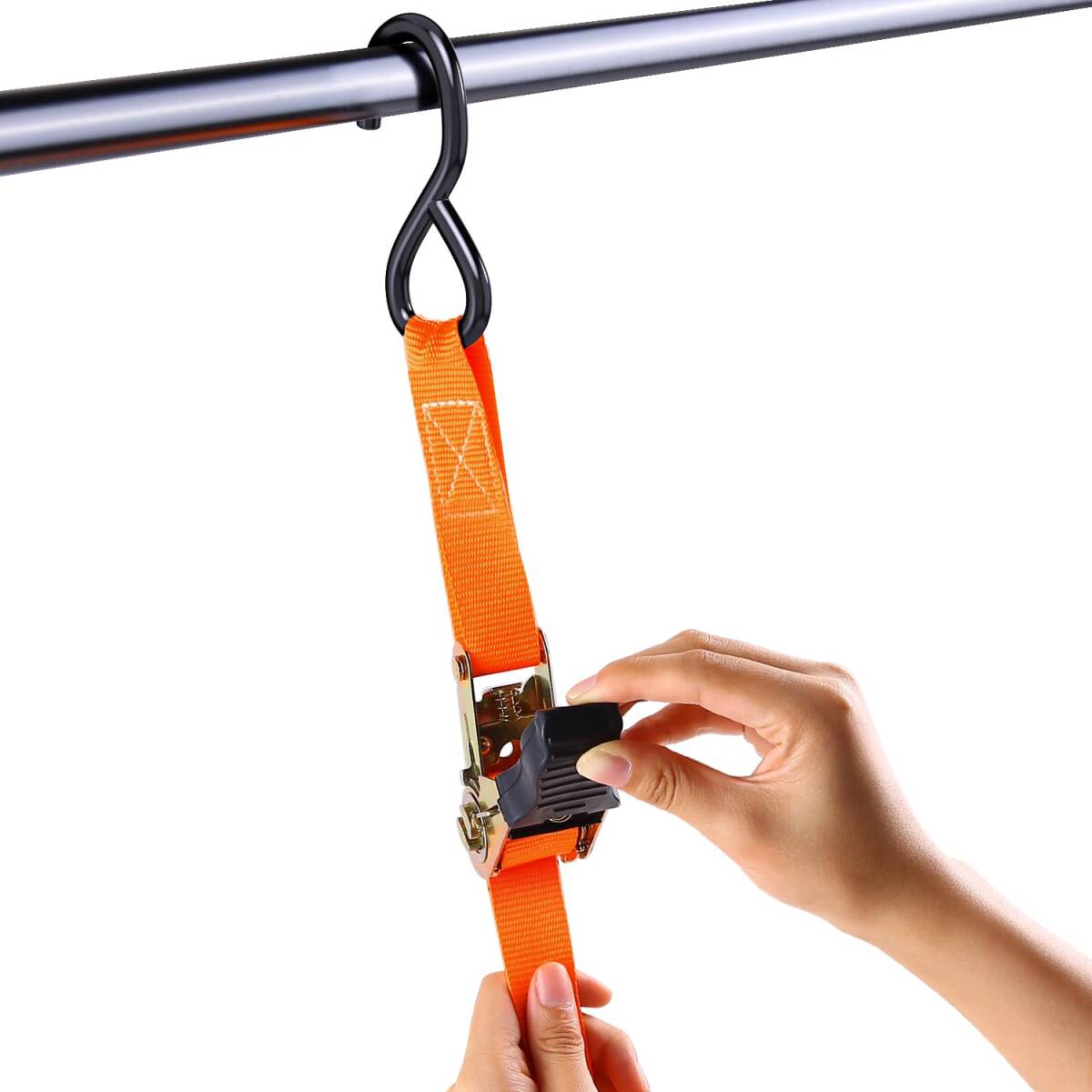 Yahoo!オークション - 【新着商品】荷締めベルト 幅25mm 破断荷重680kg...