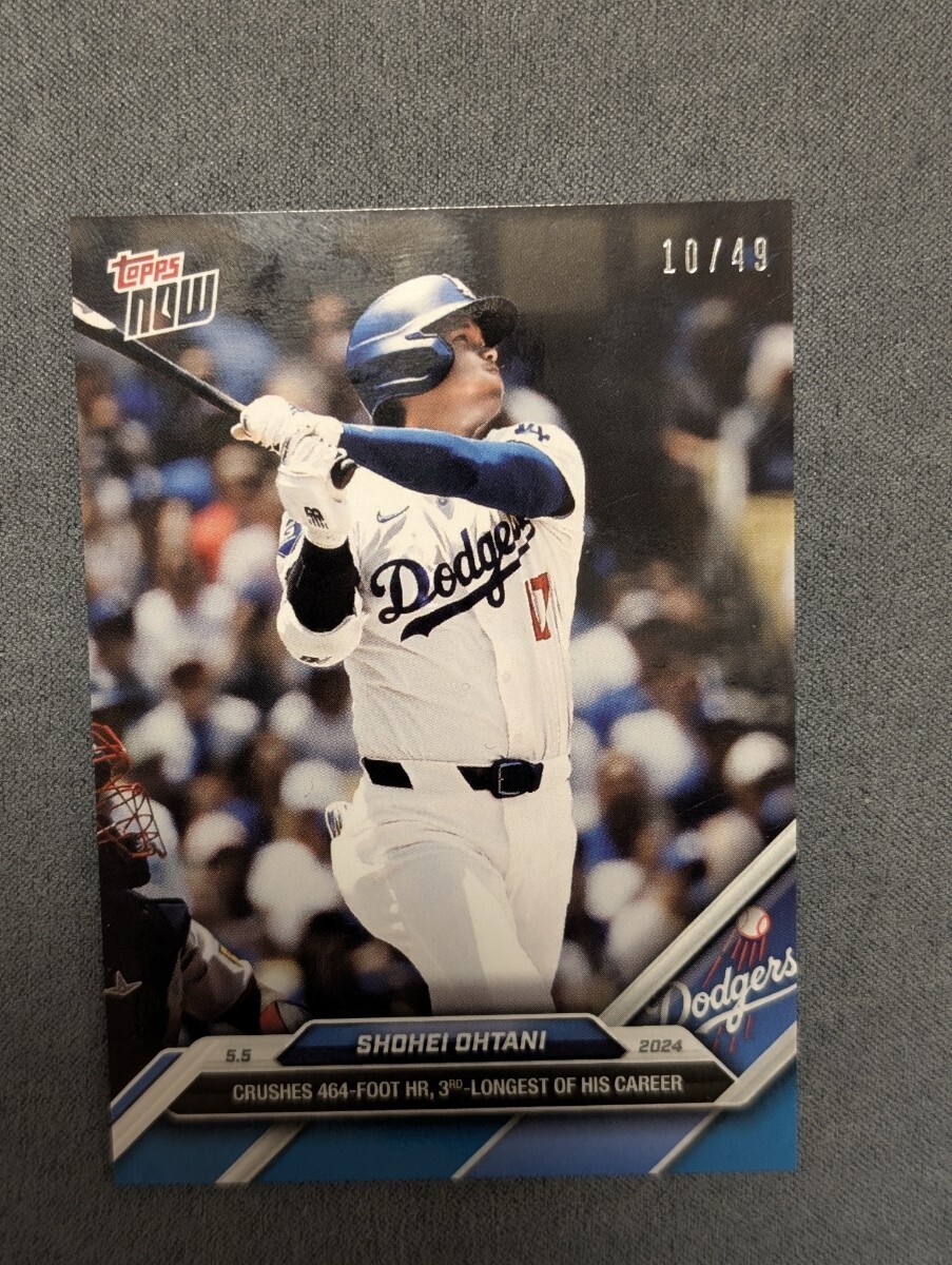 Yahoo!オークション - 【49シリ】【大谷翔平】2024 TOPPS NOW #161 SHO...