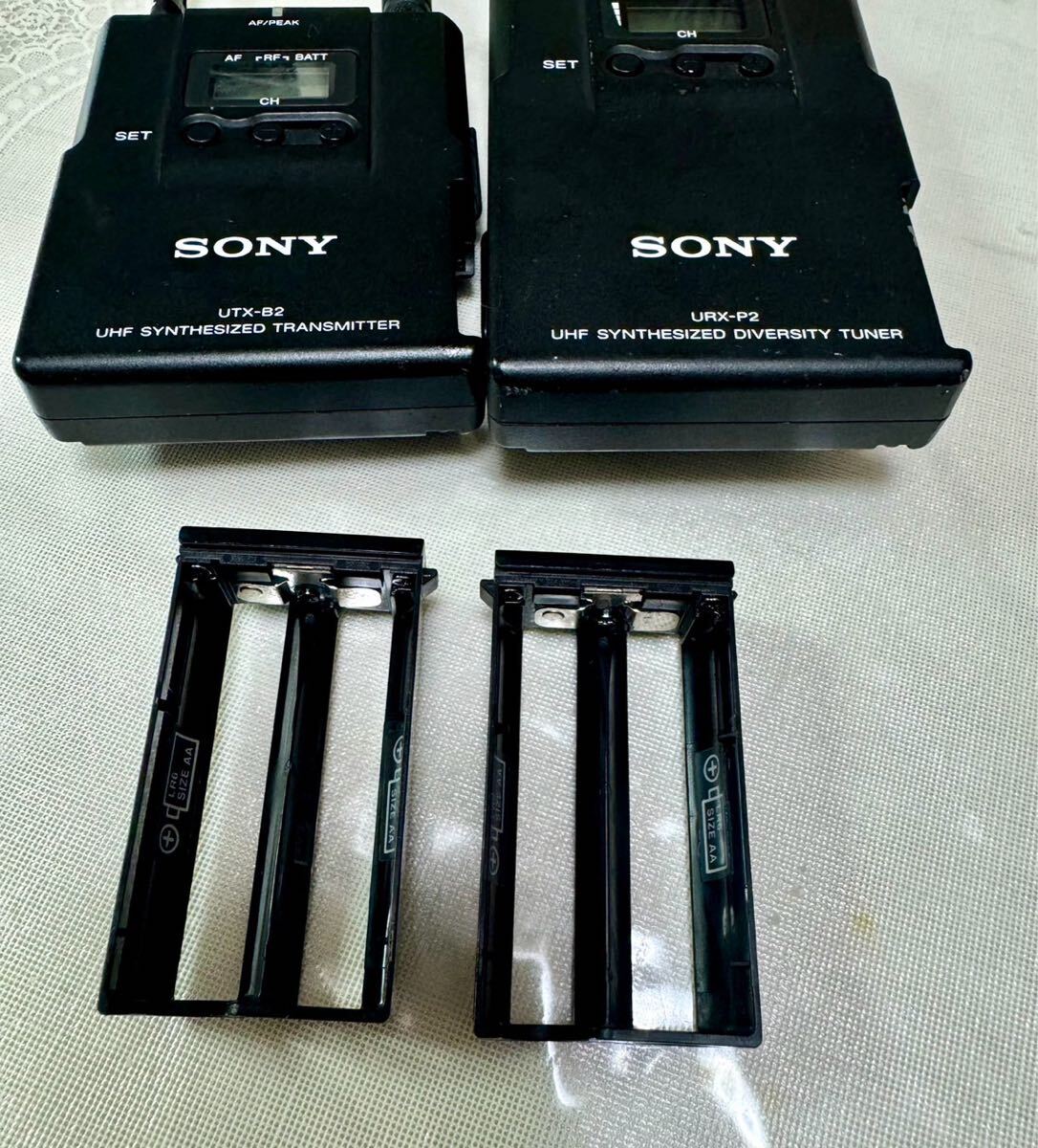 Yahoo!オークション - SONY UTX-B2 URX-P2 ワイヤレスマイク 動作確認...