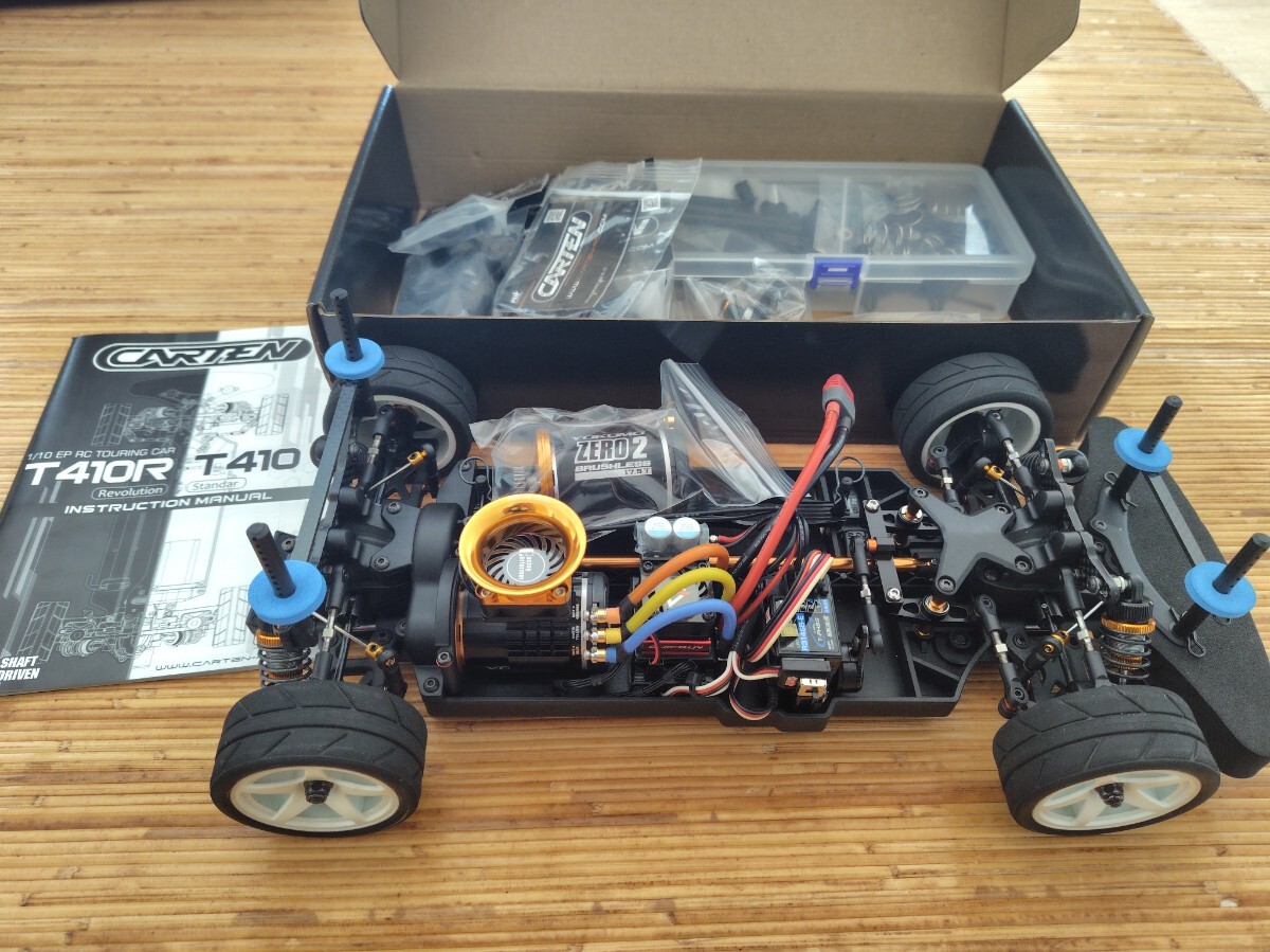 Yahoo!オークション - CARTEN T410 ラジコン メカ付 ブラシレスモータ...