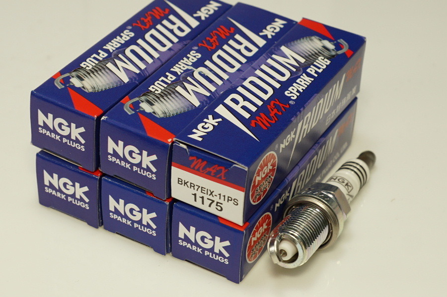 Yahoo!オークション - NGK BKR7EIX-11PS 1175 ポンチカシメ x6本 エヌ...