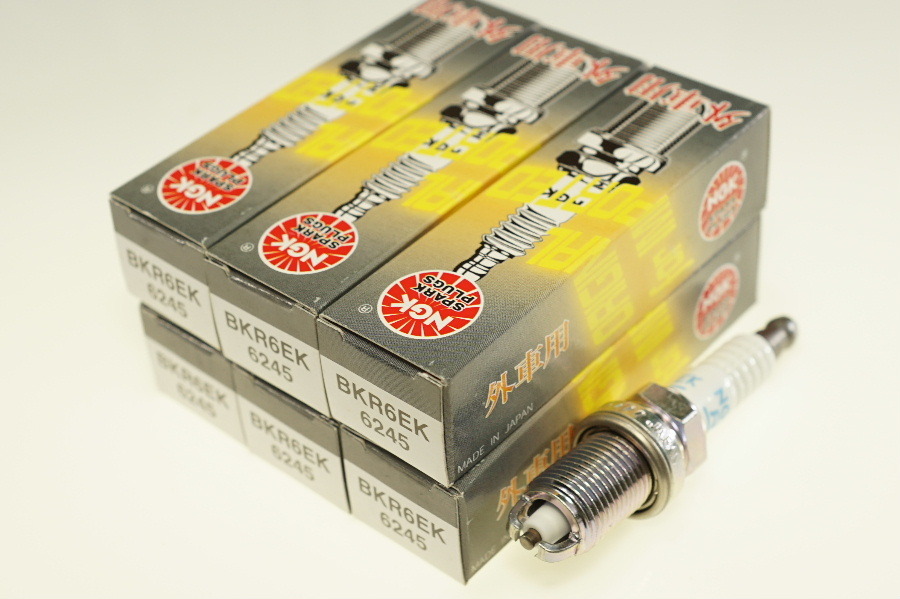 Yahoo!オークション - NGK BKR6EK 6245 一体形 x6本 エヌジーケー 日本...