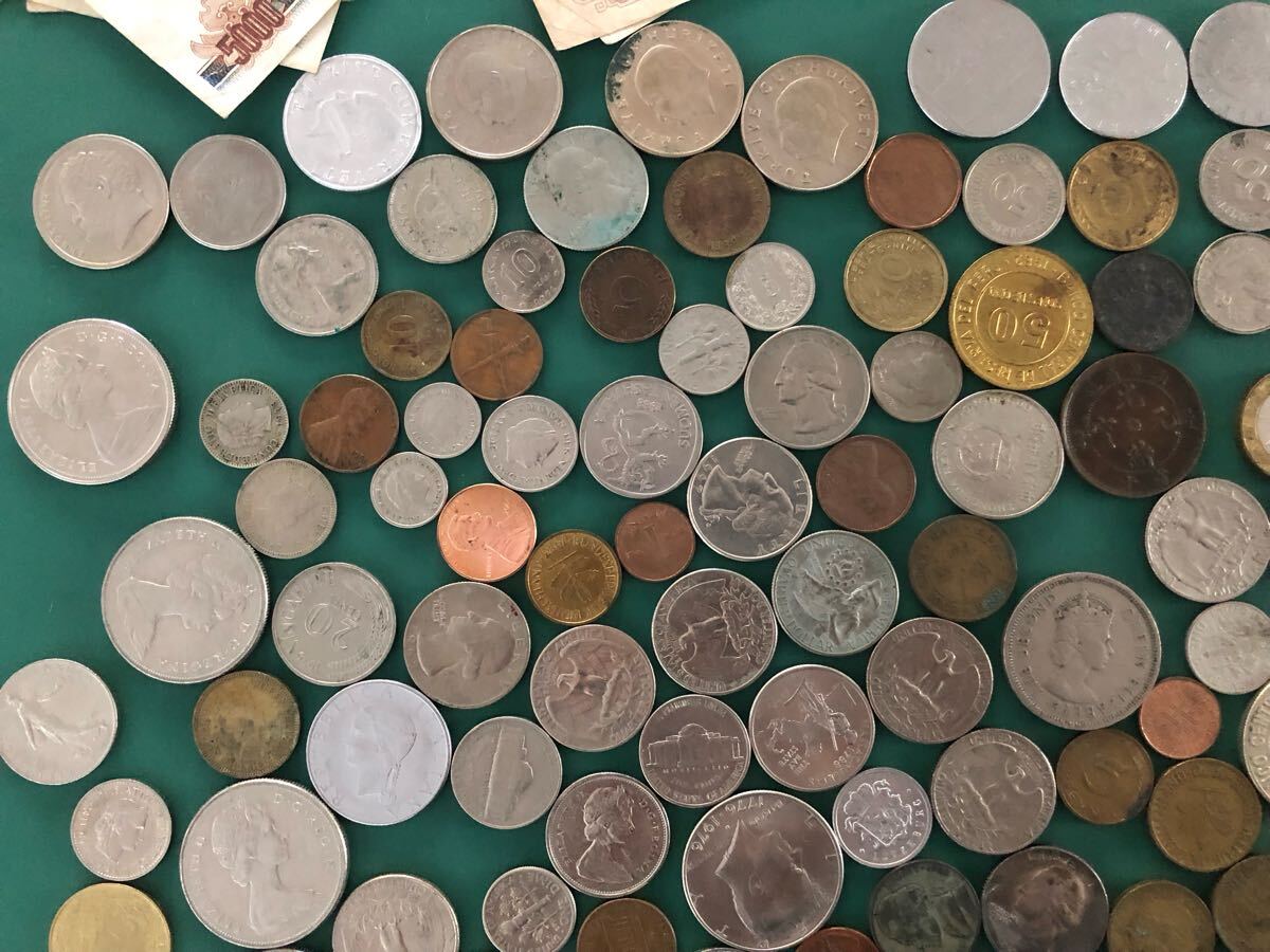 Yahoo!オークション - 外国銭おまとめ 貨幣 通貨 硬貨 紙幣 世界 コイ...