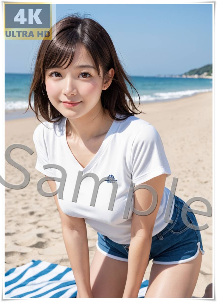 Yahoo!オークション - 【一点物・高画質】 A4ポスター AI美女 写真 ア...