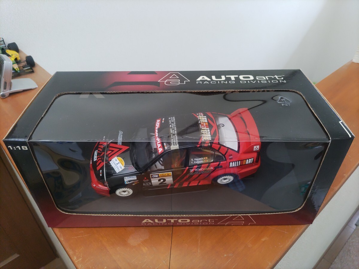 Yahoo!オークション - 絶版稀少品 Aa1/18 三菱 ランサーエボリューシ...