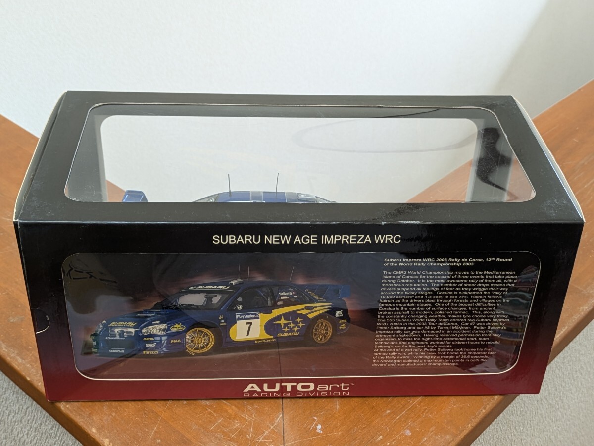 Yahoo!オークション - 絶版稀少品 未開封 Aa1/18 スバル インプレッサ...