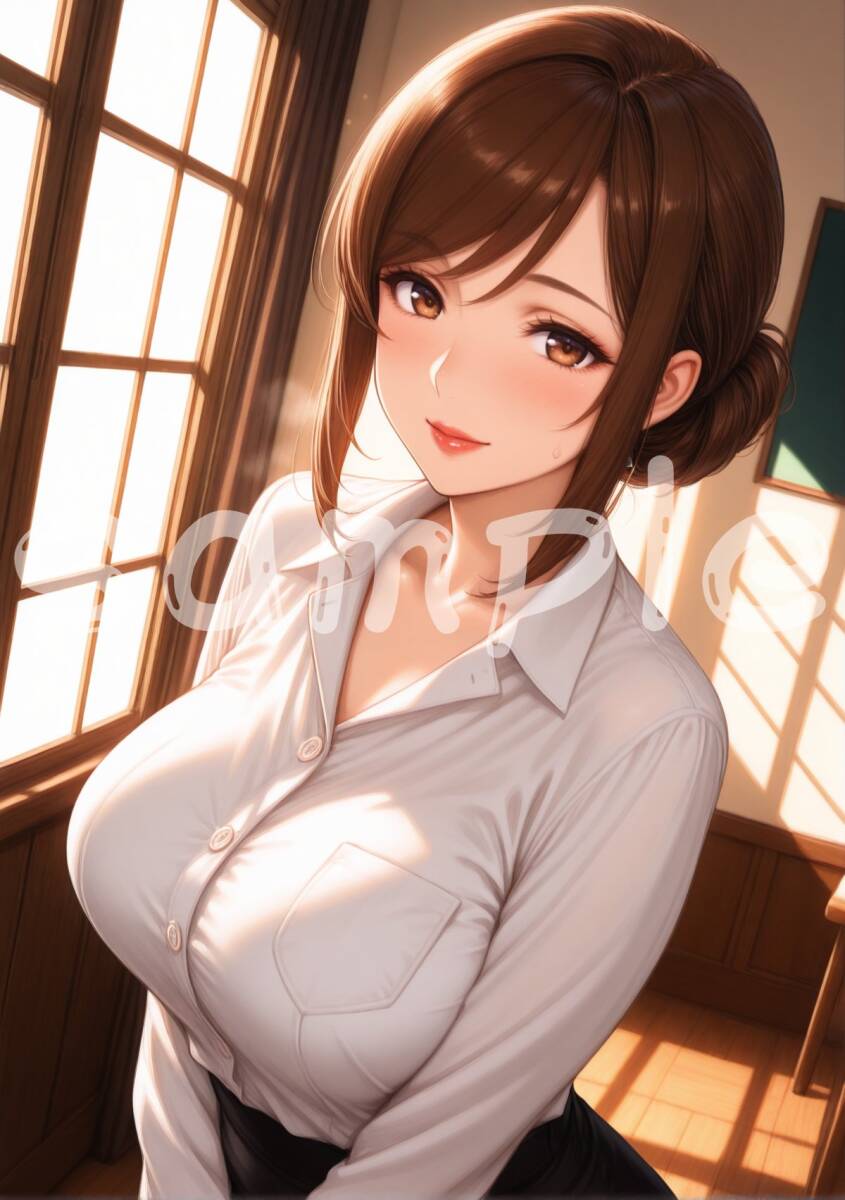 Yahoo!オークション - A4 ポスター アニメ オリジナル アート 美女 同...