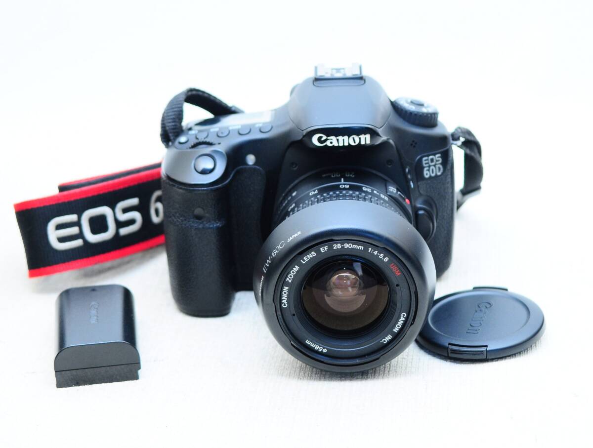CANON EOS60D EF28-90/4-5.6USM付 完動品(キヤノン)｜売買されたオークション情報、yahooの商品情報をアーカイブ公開 - オークファン（aucfan.com）