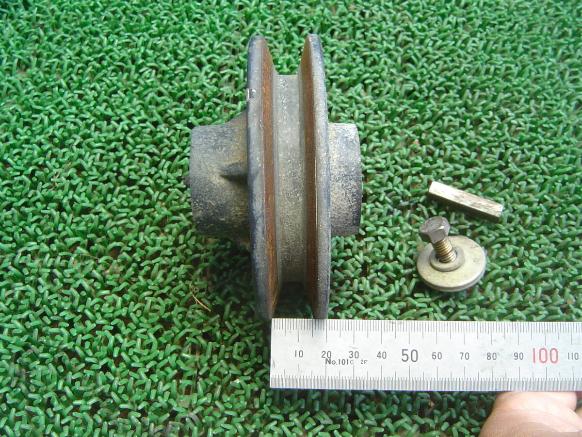 Yahoo!オークション - 60 Vプーリー 直径108mm 軸穴径25mm（25.05mm）...