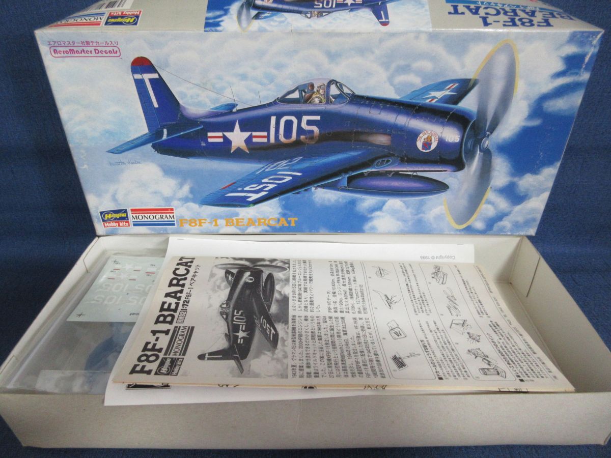 Yahoo!オークション - P601710Y 未組立 Hasegawaハセガワ 1/72 F8F-1 ...