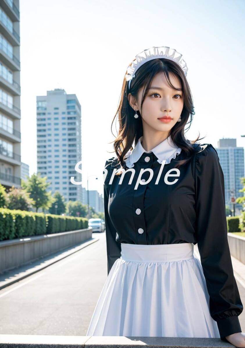 Yahoo!オークション - メイド AI アート ポスター A4 グラビア アイド...