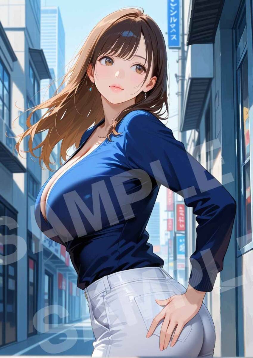 Yahoo!オークション - No.1600_オリジナル 美女 美少女 高画質 A4 一点...