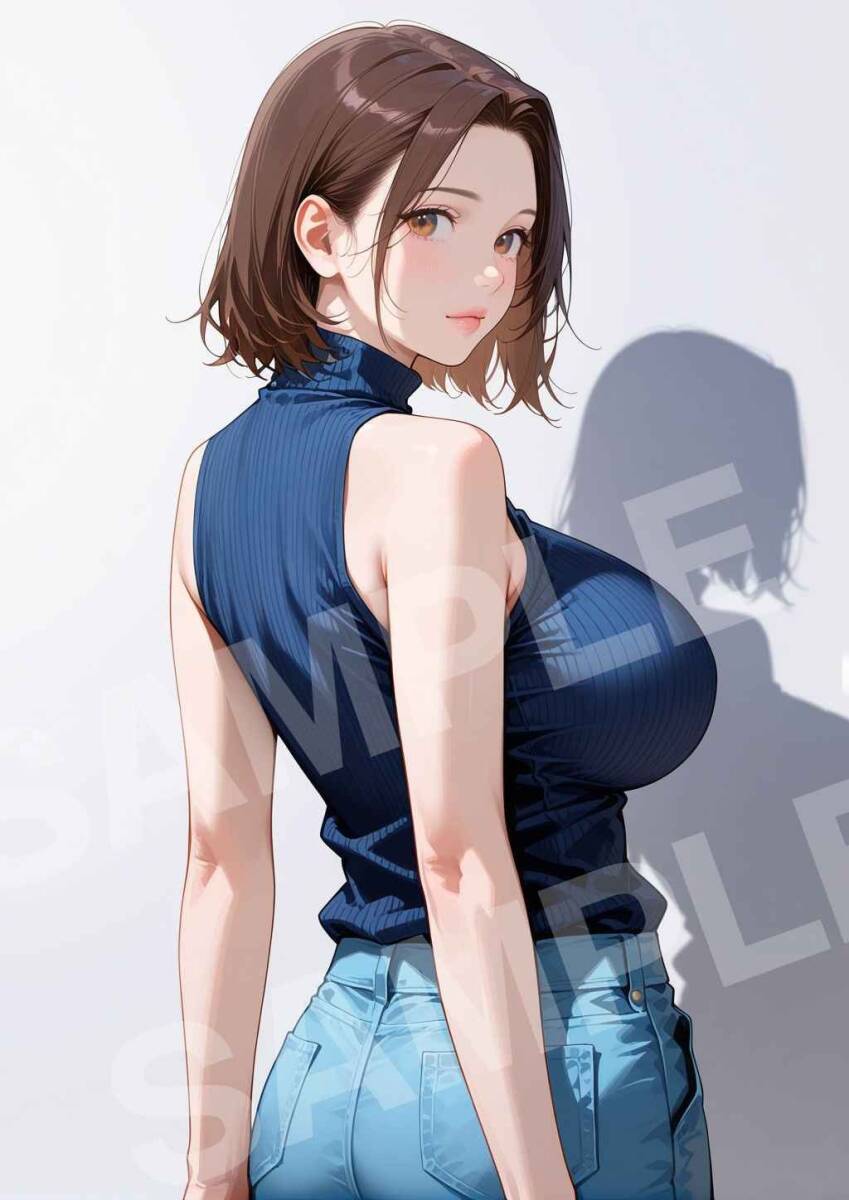 Yahoo!オークション - No.1548_オリジナル 美女 美少女 高画質 A4 一点...