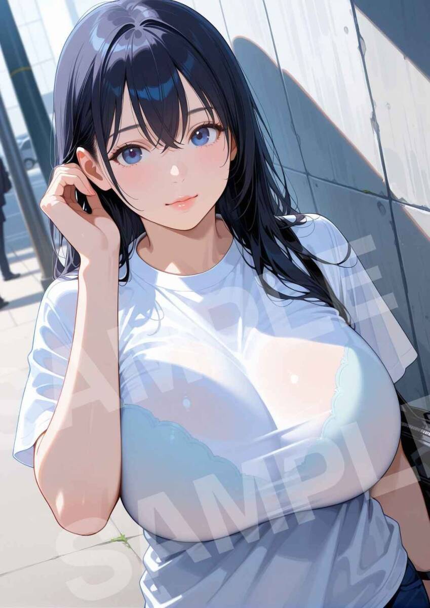 Yahoo!オークション - No.1595_オリジナル 美女 美少女 高画質 A4 一点...