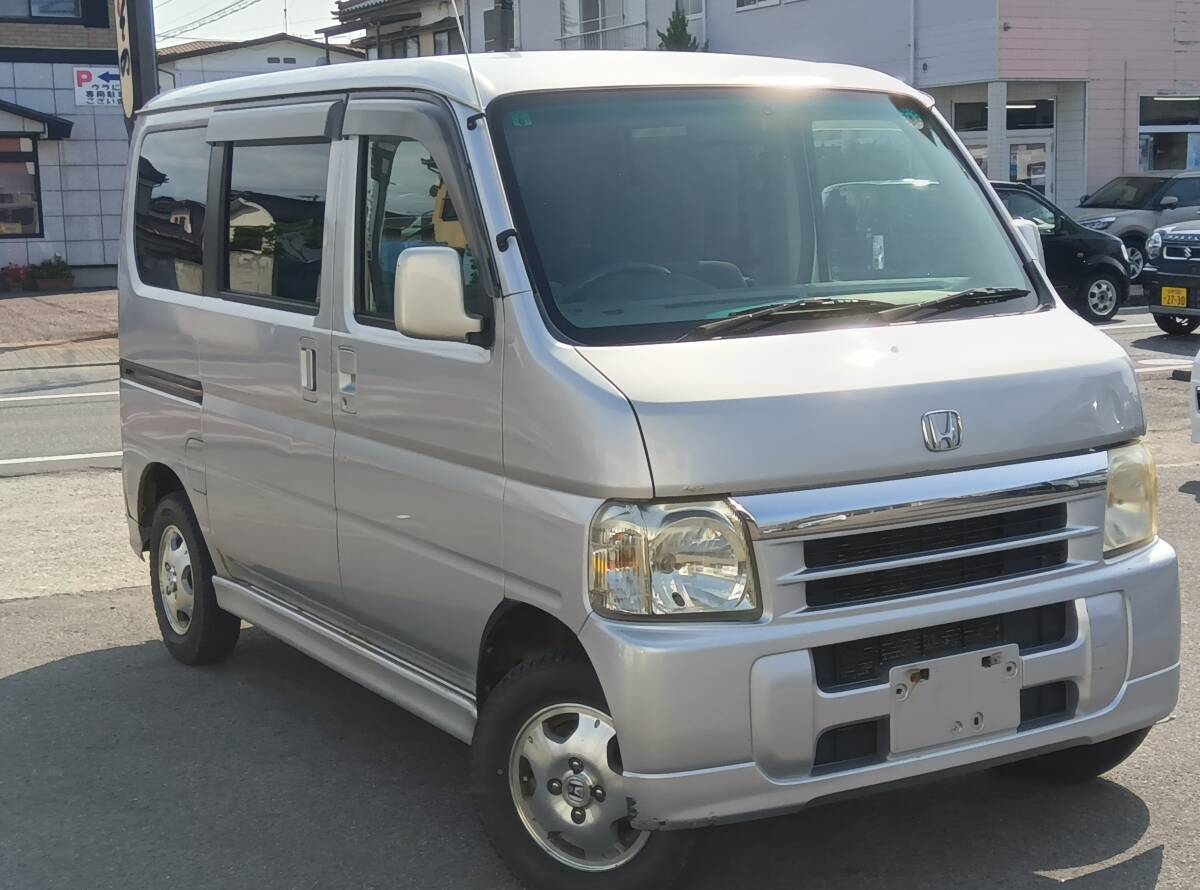 Yahoo!オークション - 鶴岡発 H18年 ホンダ バモス L HM2 4WD 5速マニ...