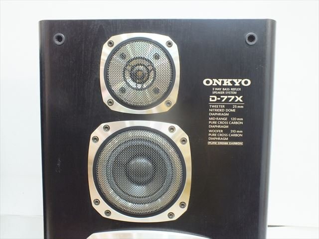 Yahoo!オークション - ONKYO オンキョー D-77X スピーカー 音出しOK ...