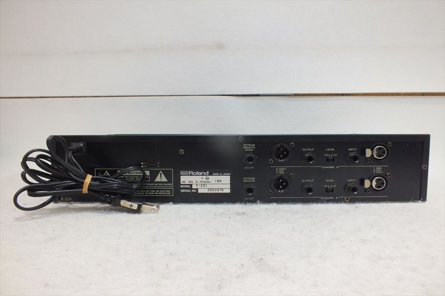 Yahoo!オークション - Roland ローランド E-231 イコライザー 音出し...