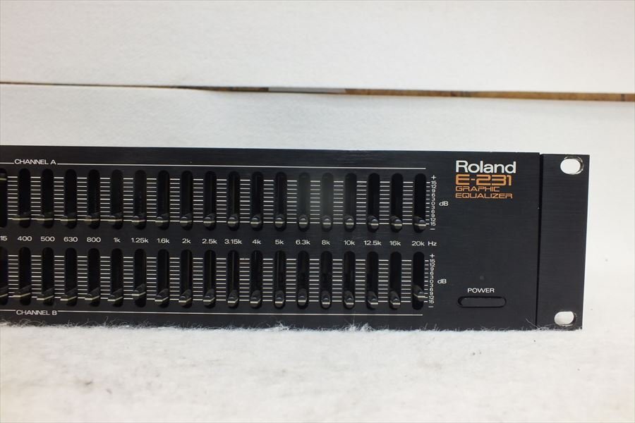 Yahoo!オークション - Roland ローランド E-231 イコライザー 音出し...