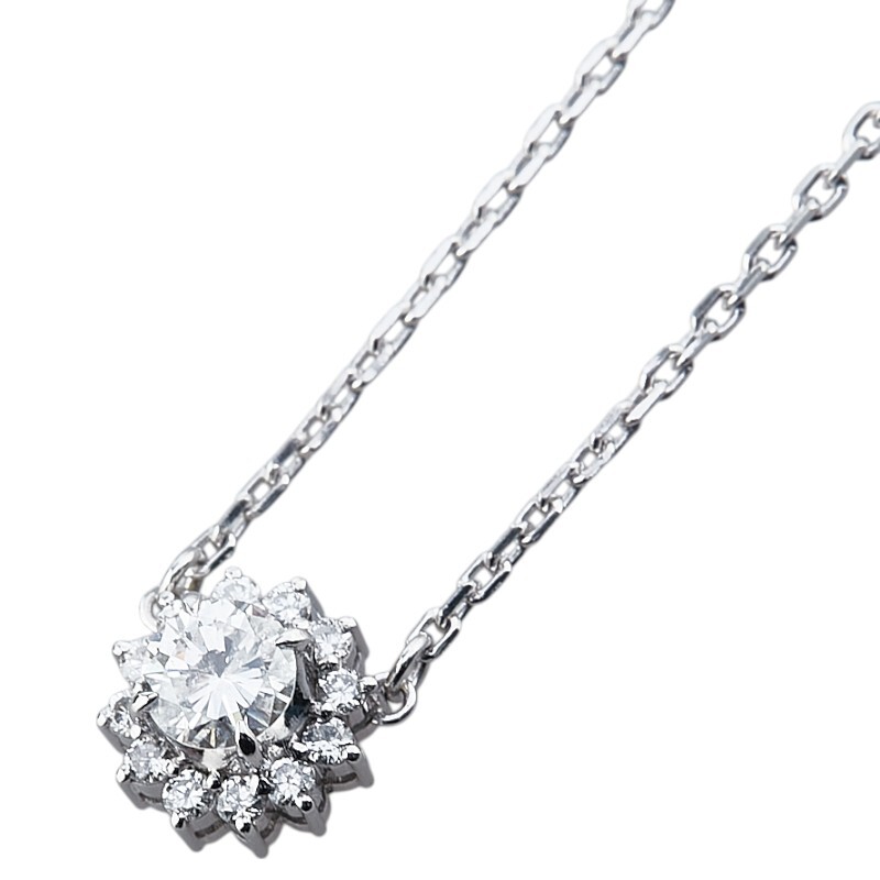 Yahoo!オークション - Pt900 プラチナ Pt850 プラチナ ダイヤ0.39ct ダ...