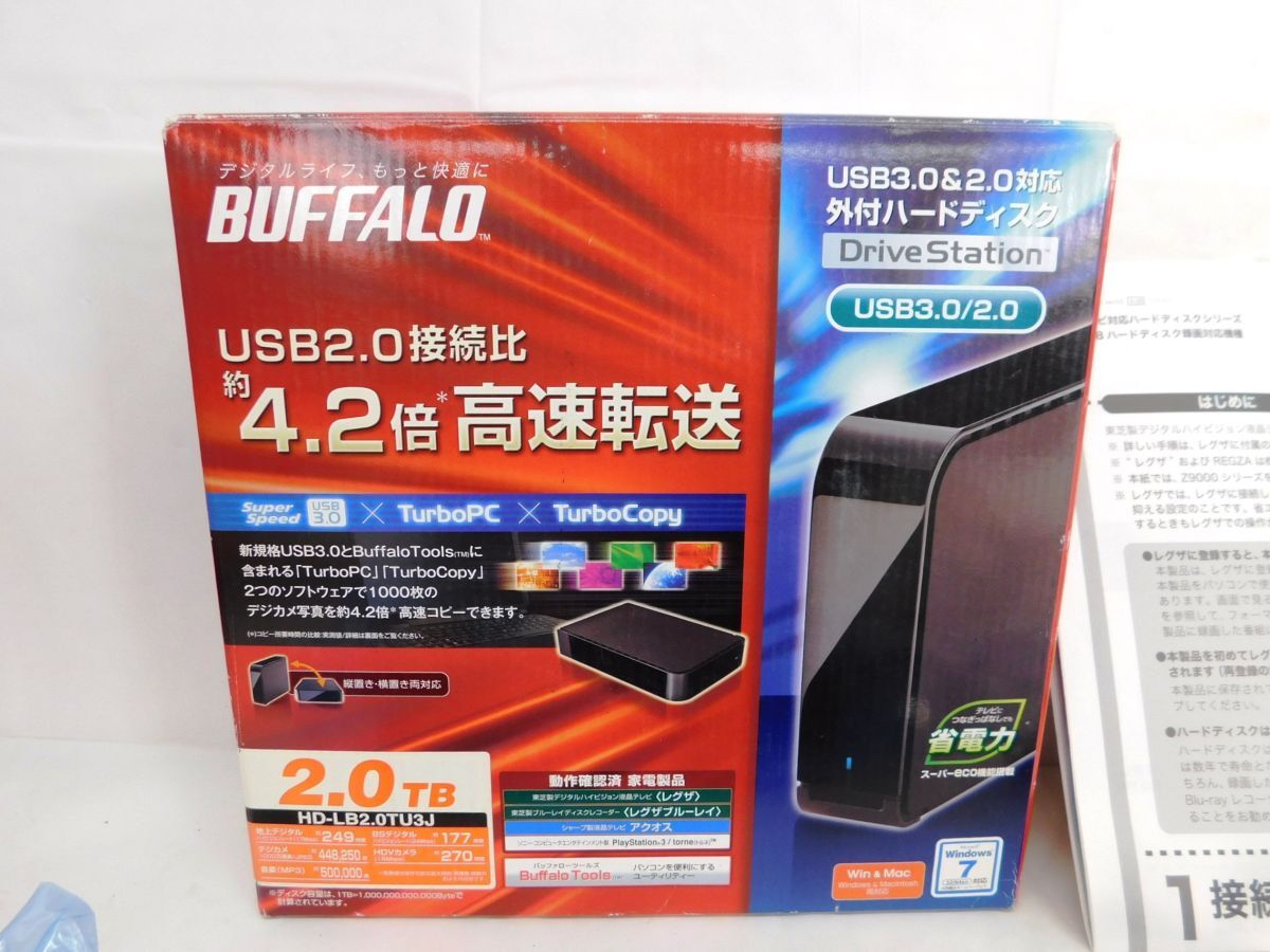 Yahoo!オークション - T419 BUFFALO USB3.0＆2.0対応 外付けハードディ...