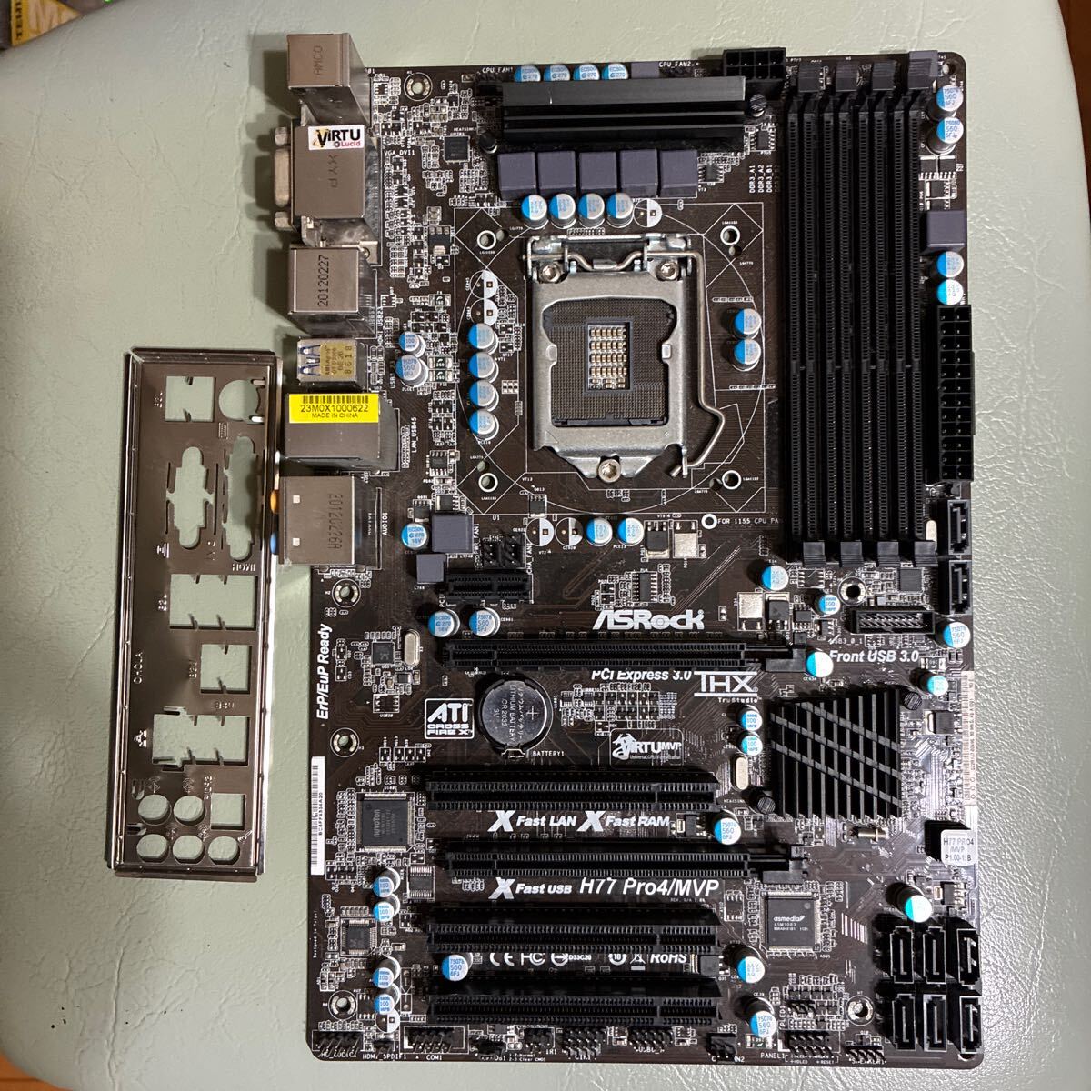 Yahoo!オークション - ASRock H77 pro4/MVP IOパネル付属 ジャンク