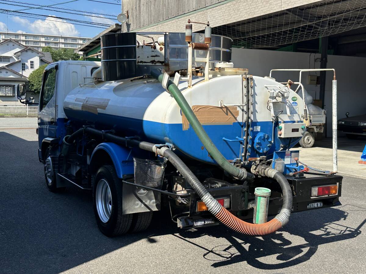 Yahoo!オークション - 動画有 売り切り H27年 三菱 キャンター 糞尿車 ...