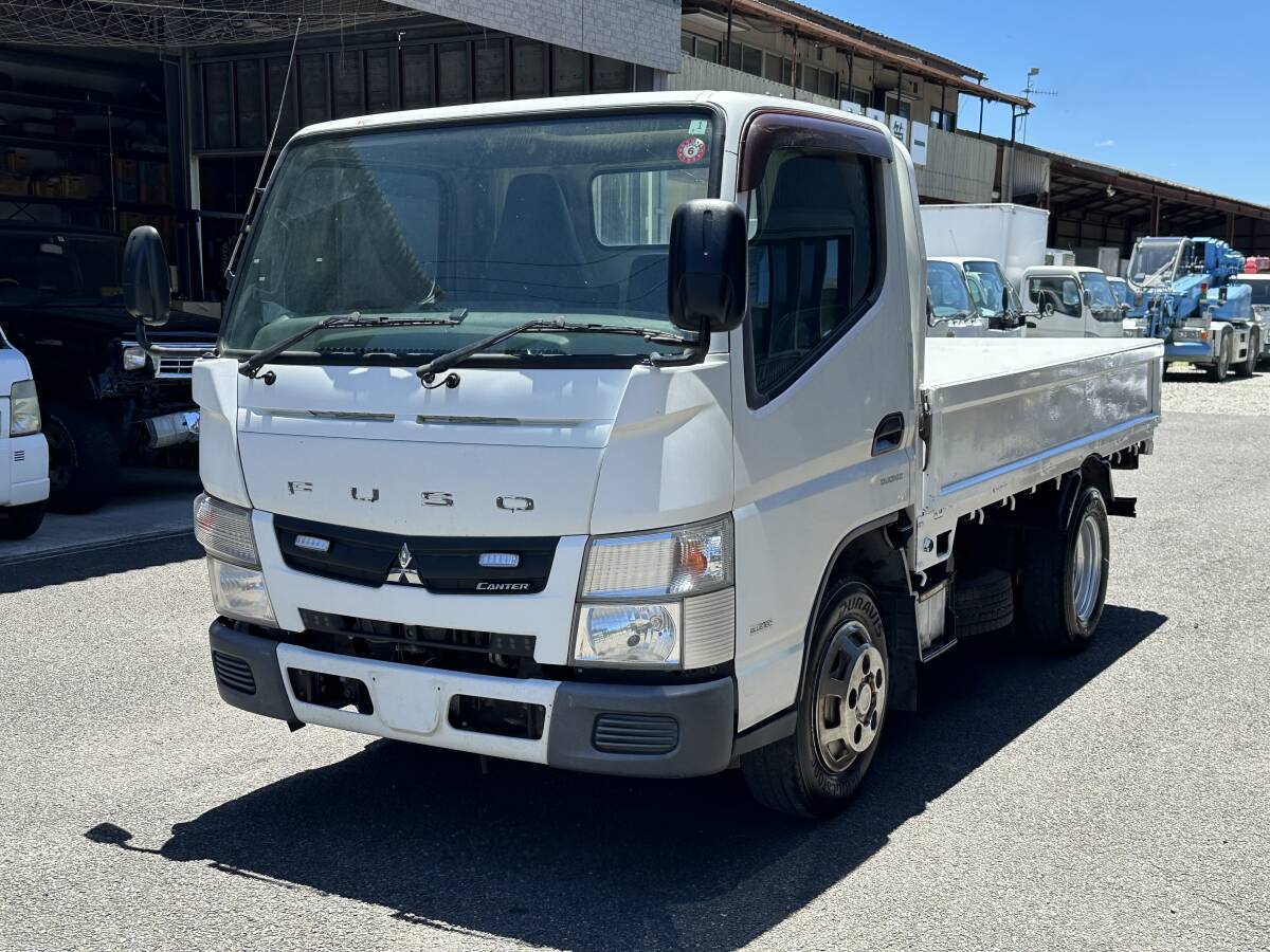 Yahoo!オークション - 動画有 売り切り H24年 三菱 キャンター 平ボデ...