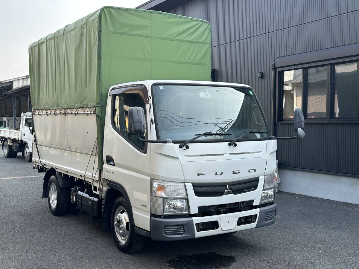 動画有 H28年 三菱 キャンター 平ボディ 幌付 積載1500kg 2.9L ディーゼル デュオニック エンジン好調 佐賀福岡(2tトラック、小型トラック)｜売買されたオークション情報 ...