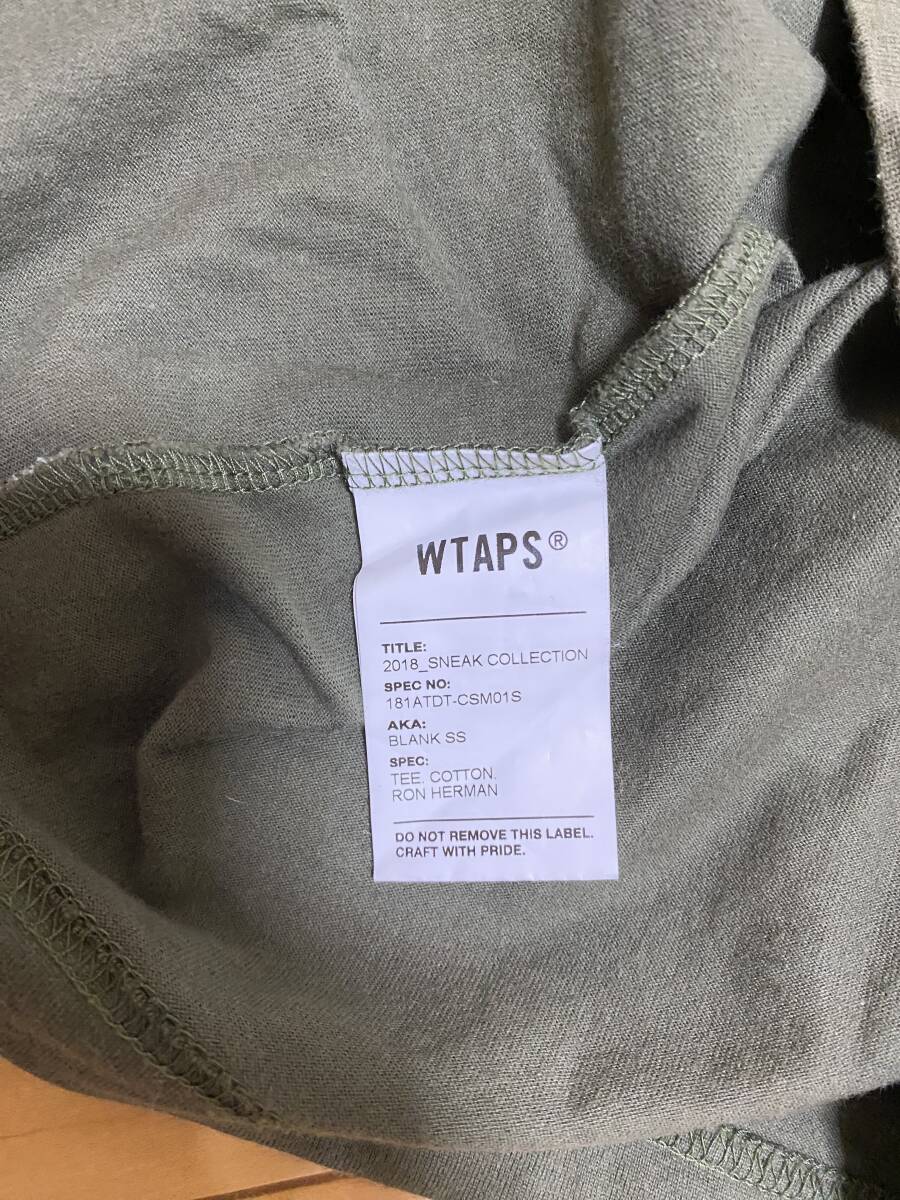 Yahoo!オークション - RonHerman×WTAPS オリーブグリーン Tシャツ X02...