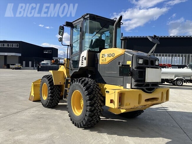 Yahoo!オークション - タイヤショベル(ホイールローダー) 日立建機 ZW1...