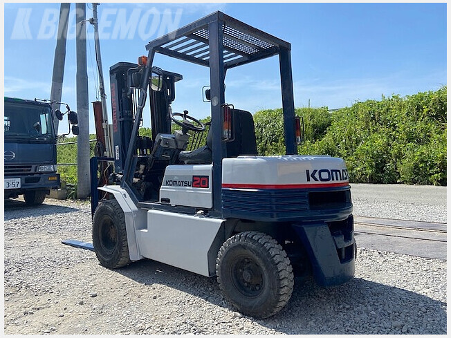 Yahoo!オークション - フォークリフト コマツ FG20-11 2 859h フルフリ...