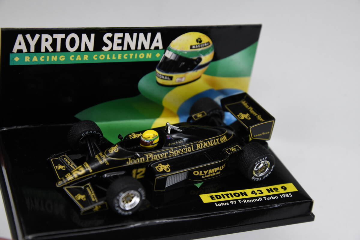 Yahoo!オークション - 1 43 アイルトン・セナ Lotus 97T Renault turbo...