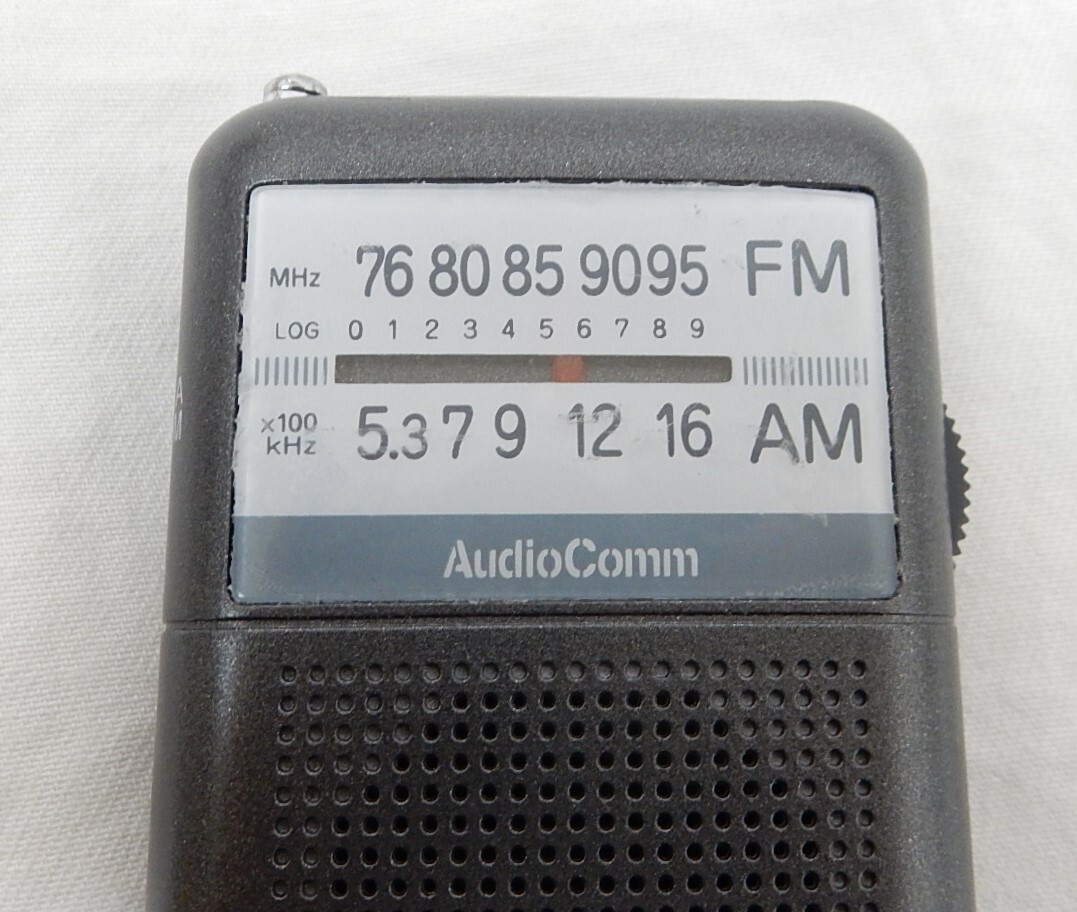 Yahoo!オークション - Audio Comm AM/FM ポケットラジオ RAD-P122N-H ...