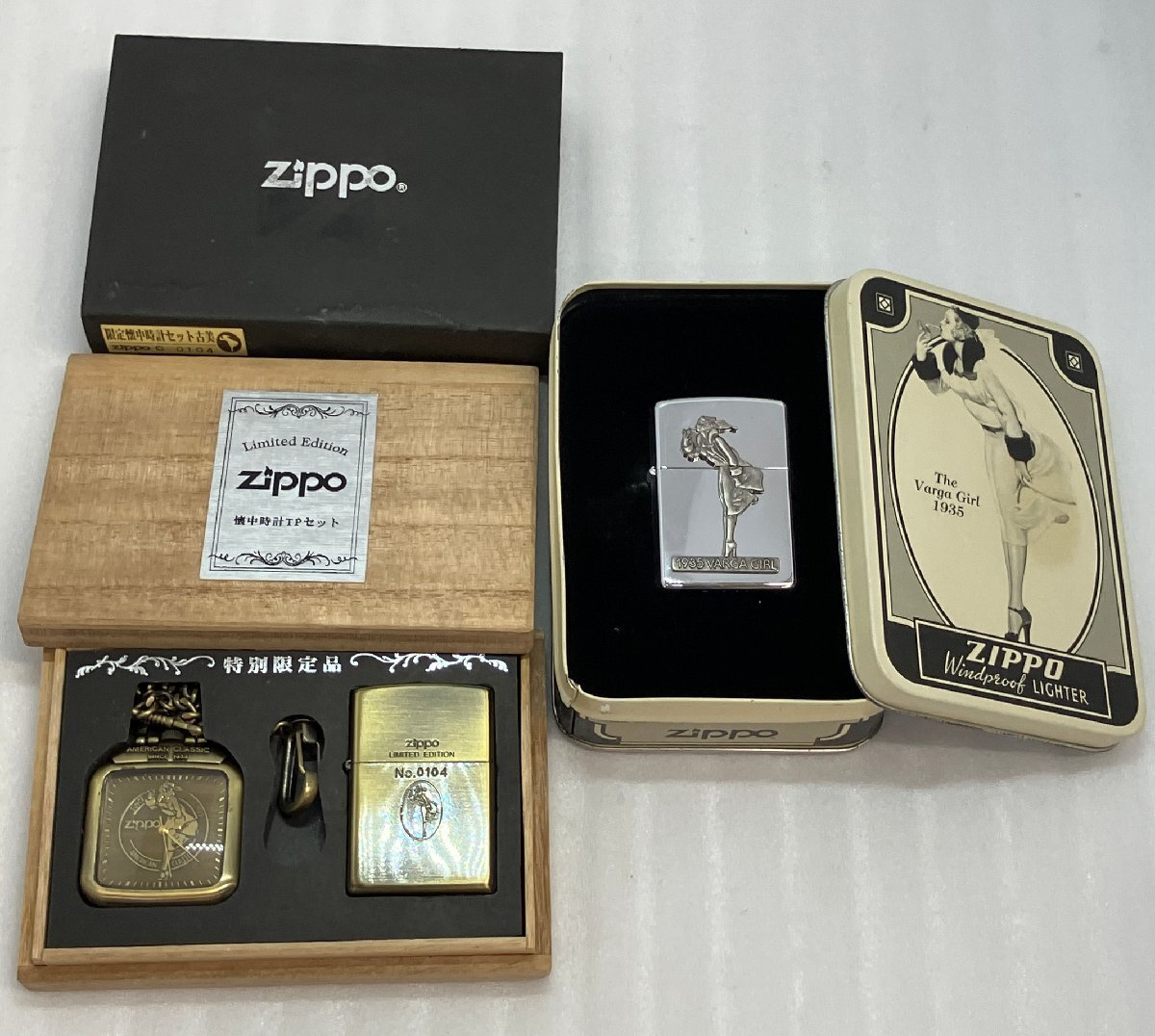 Yahoo!オークション - ジャンク品 ZiPPO 2点セット