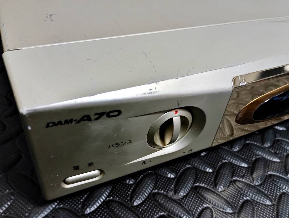 Yahoo!オークション - ②DAM-A70 カラオケパワーアンプ/ダム/第一興商...