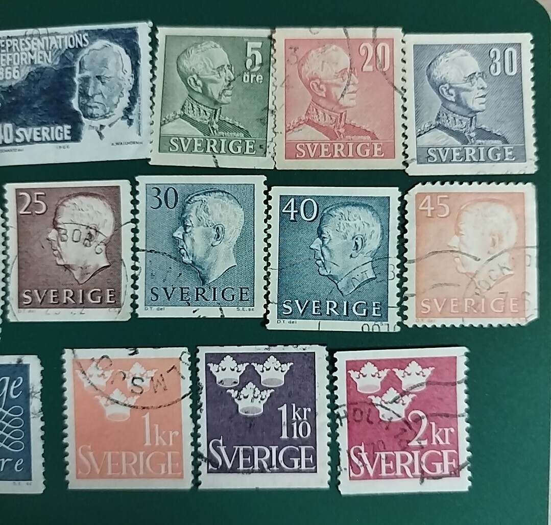 Yahoo!オークション - 外国切手 スウェーデン 32枚 SVERIGE Sweden use...