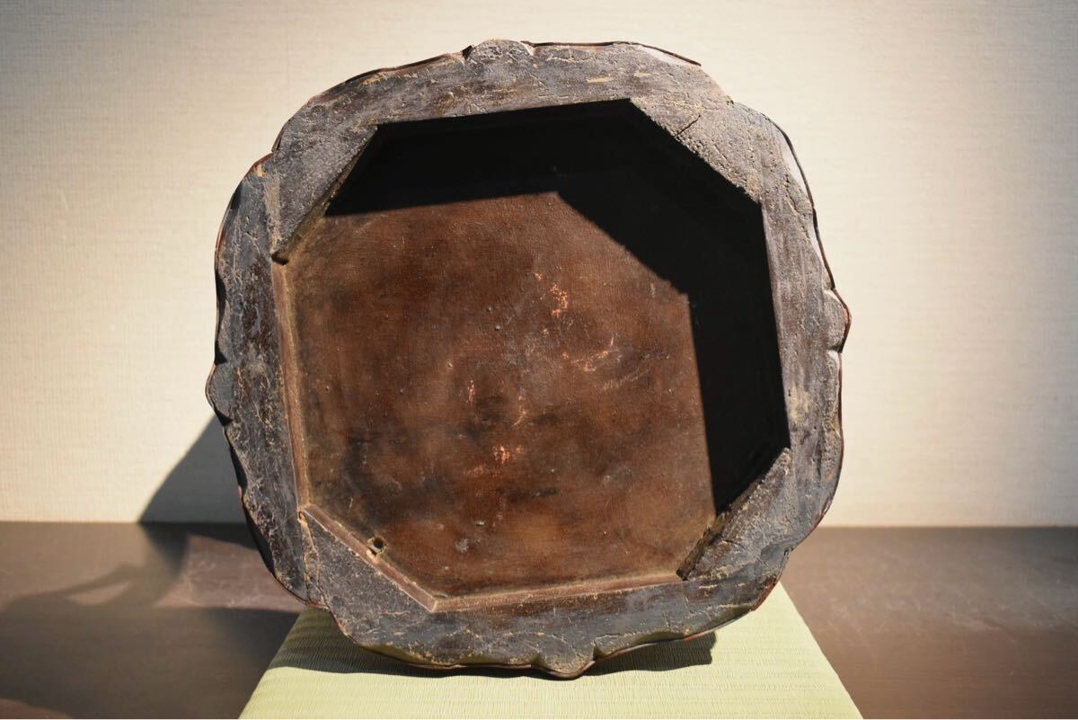 Yahoo!オークション - 【GE】M966【コレクター所蔵品】時代 堆朱花台/...