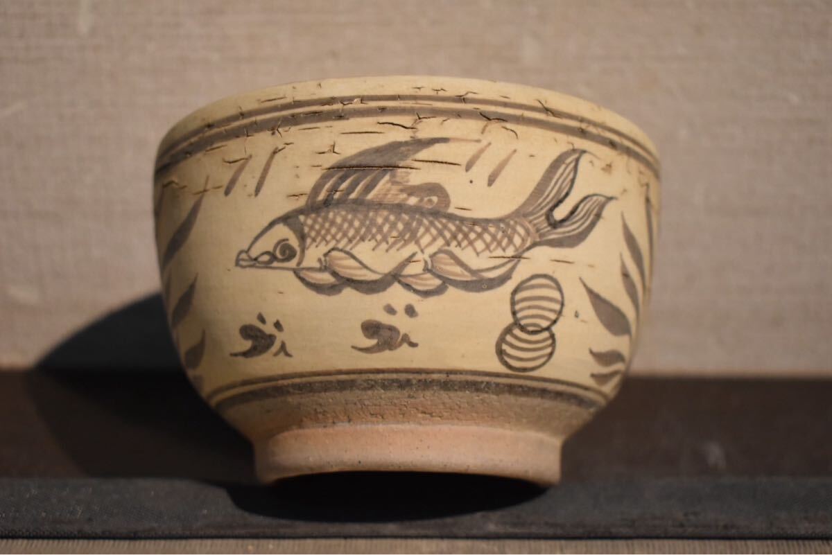 Yahoo!オークション - 【GE】Y13【コレクター所蔵品】時代 安南茶碗/東...