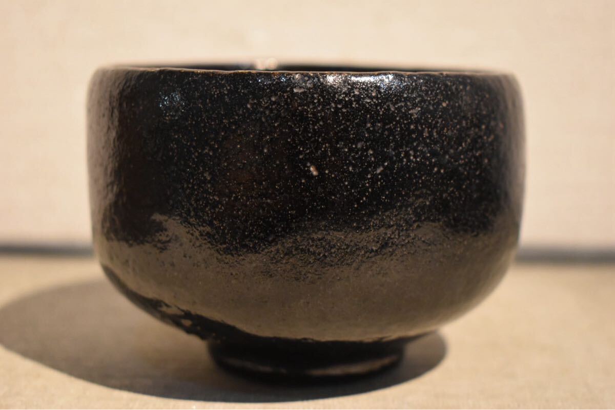 Yahoo!オークション - 【GE】Y49【コレクター所蔵品】時代 黒楽茶碗/日...