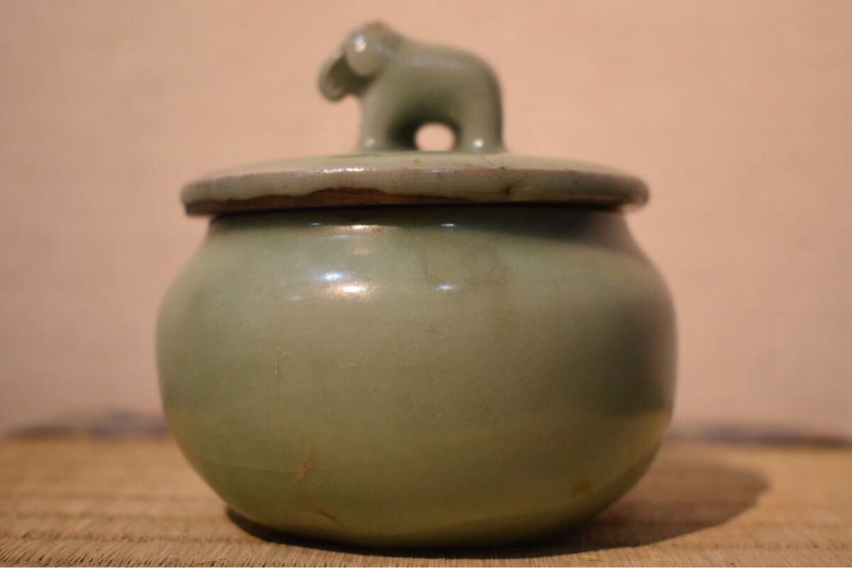 Yahoo!オークション - 【GE】Z41【コレクター所蔵品】時代 南宋青磁獣...