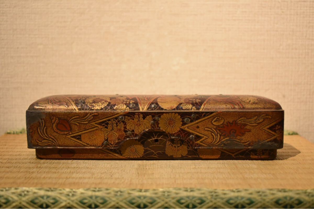 Yahoo!オークション - 【GE】Y90【コレクター所蔵品】時代 蒔絵筆箱/中...