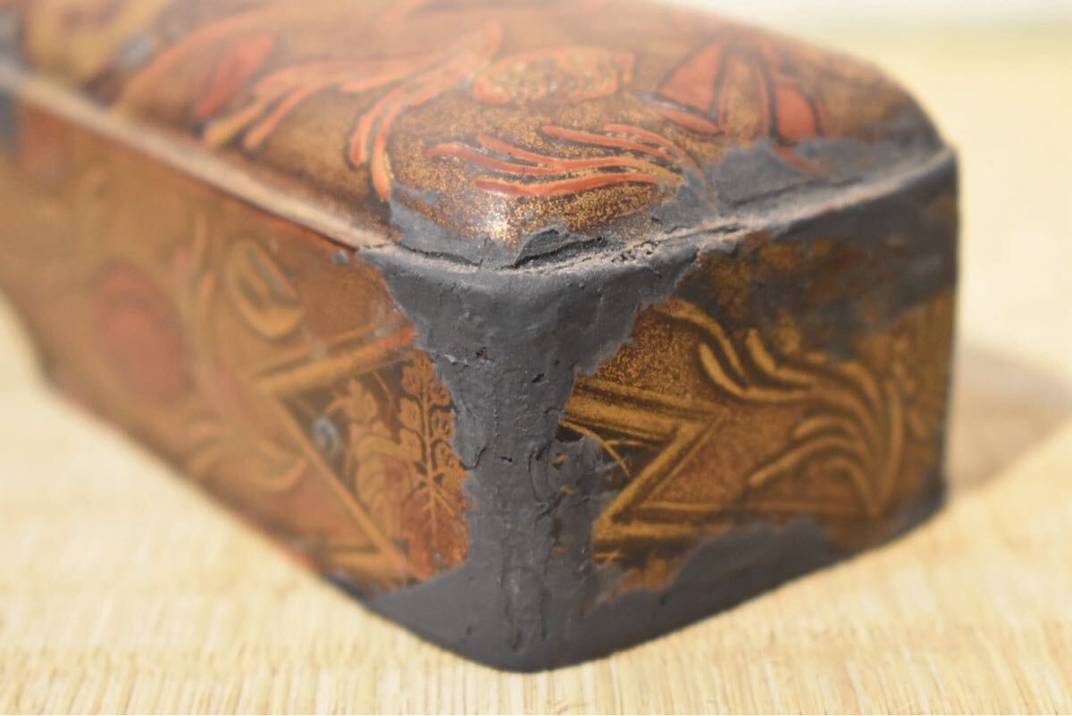 Yahoo!オークション - 【GE】Y90【コレクター所蔵品】時代 蒔絵筆箱/中...