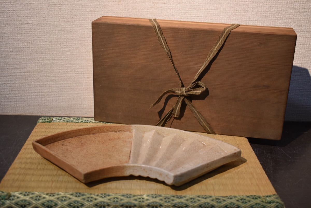 Yahoo!オークション - 【GE】M121【コレクター所蔵品】時代 美濃扇形皿...