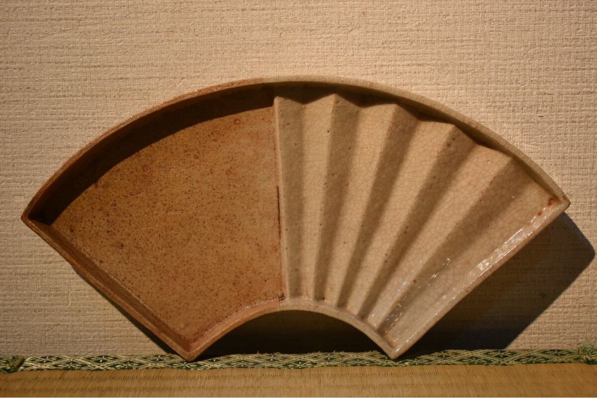 Yahoo!オークション - 【GE】M121【コレクター所蔵品】時代 美濃扇形皿...