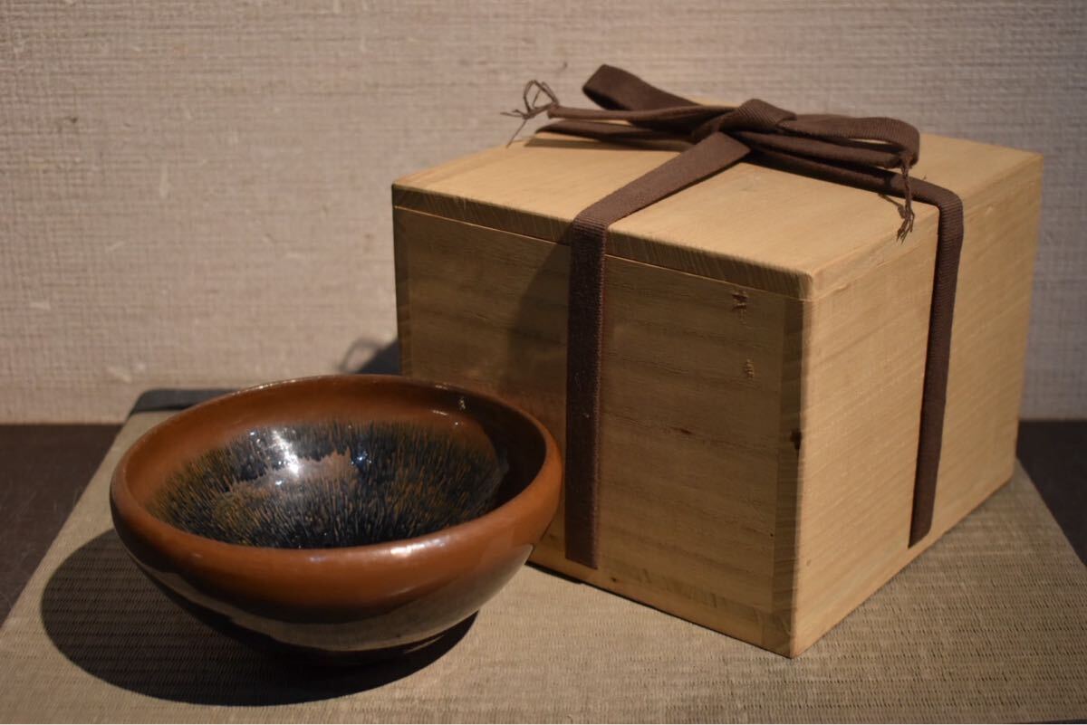 Yahoo!オークション - 【GE】E104【コレクター所蔵品】時代 天目茶碗/...