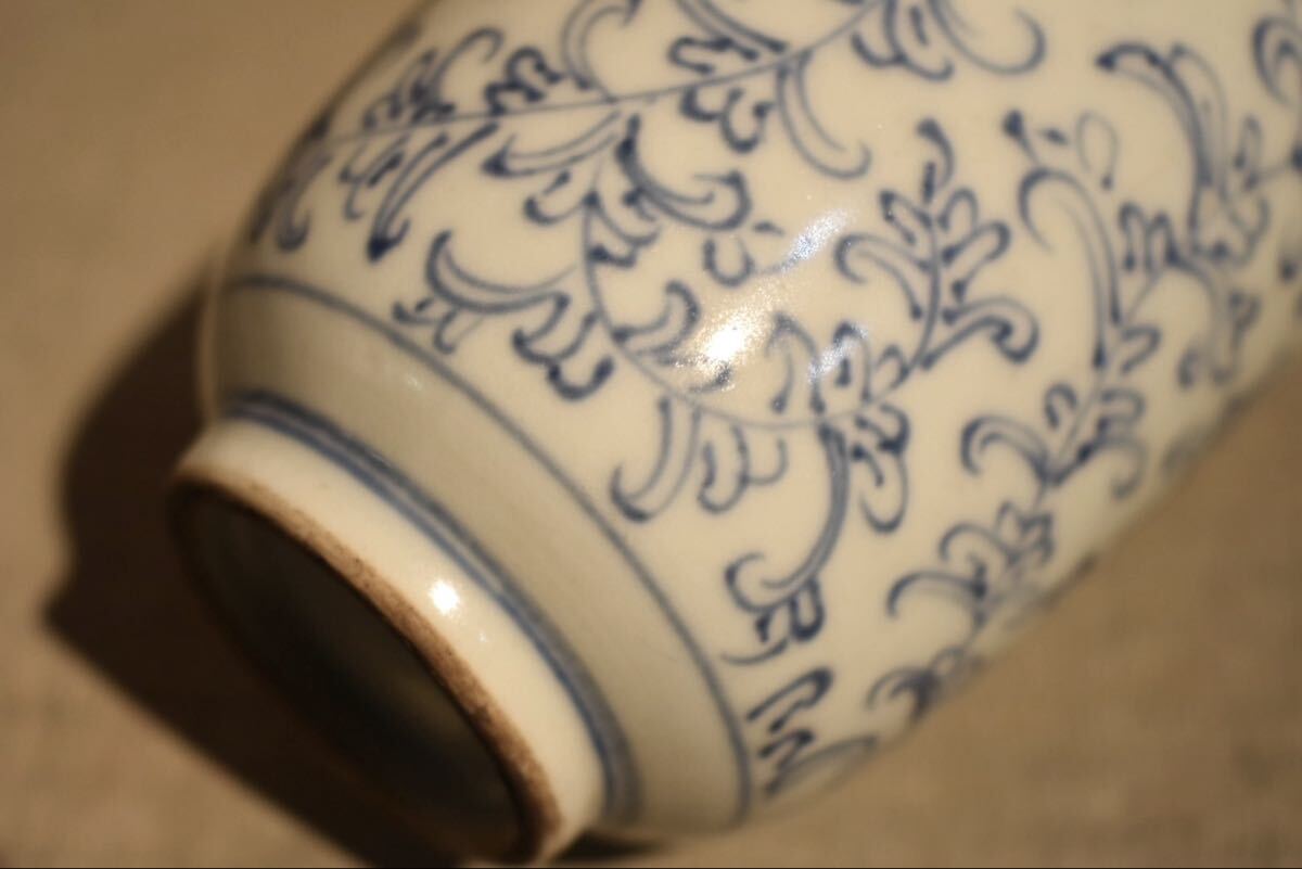 Yahoo!オークション - 【GE】E110【コレクター所蔵品】時代 染付小瓶/...