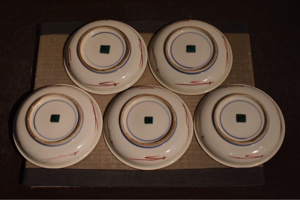 Yahoo!オークション - 【GE】R118【コレクター所蔵品】時代 九谷皿5客/...